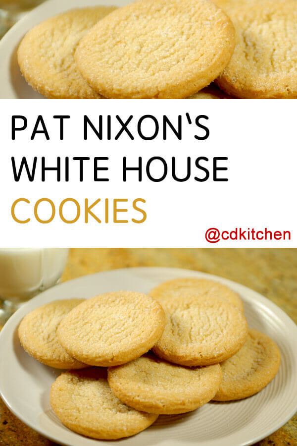 Pat Nixon's White House Cookies Recipe | CDKitchen.com Pat Nixon's White House Cookies Recipe | CDKitchen.com