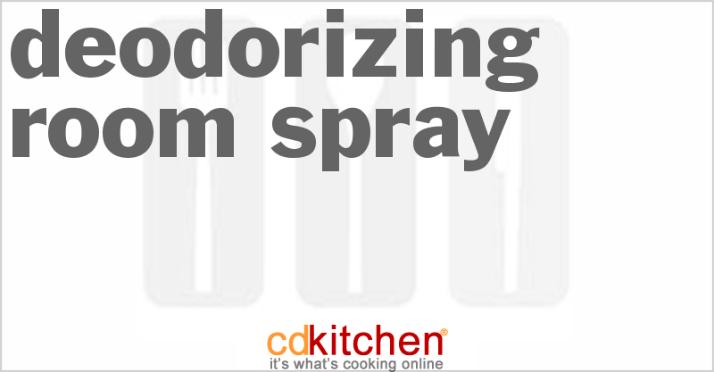 Deodorizing Room Spray Recipe | CDKitchen.com