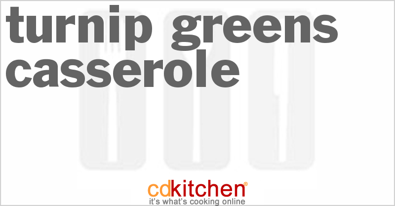 Turnip Greens Casserole Recipe