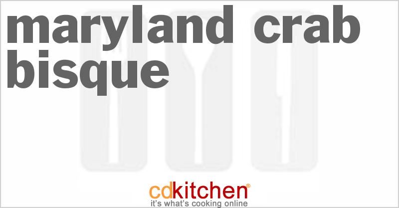 Maryland Crab Bisque Recipe