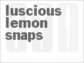 Luscious Lemon Snaps Recipe | CDKitchen.com