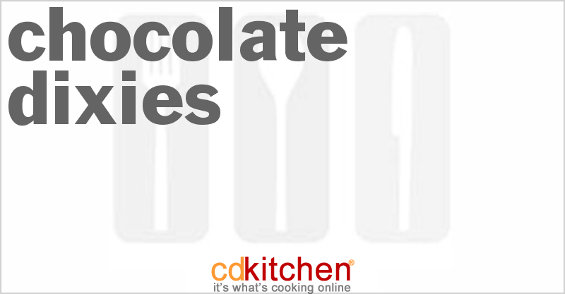 Chocolate Dixies Recipe | CDKitchen.com