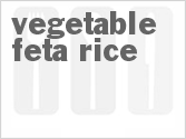 Vegetable Feta Rice Recipe | CDKitchen.com