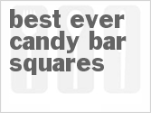 Best Ever Candy Bar Squares Recipe | CDKitchen.com