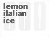 Lemon Italian Ice Recipe | CDKitchen.com