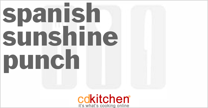 Spanish Sunshine Punch Recipe | CDKitchen.com