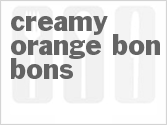 Creamy Orange Bon Bons Recipe | CDKitchen.com