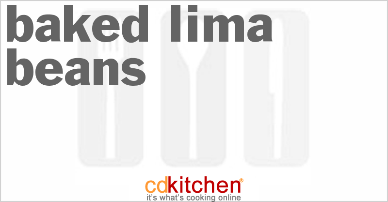 Baked Lima Beans Recipe